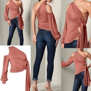 Tops | Open Shoulder Side Ties Top | Poshmark